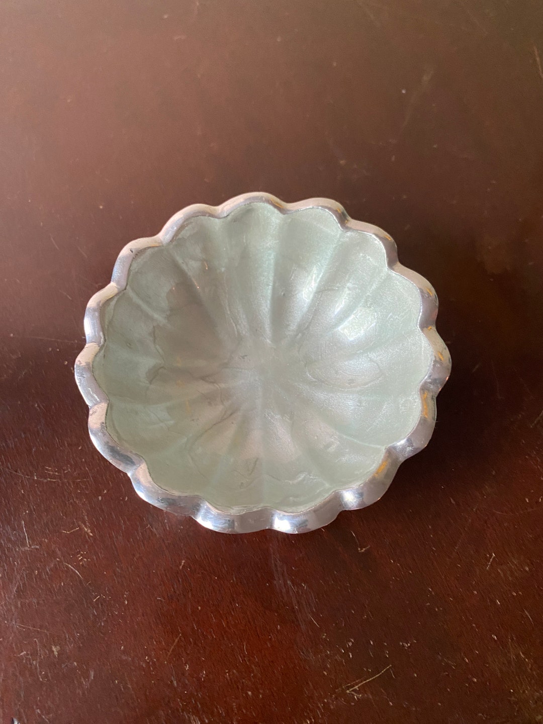 Julia Knight Peony Collection hydrangea Small 4 Dish Enameled Dish ...