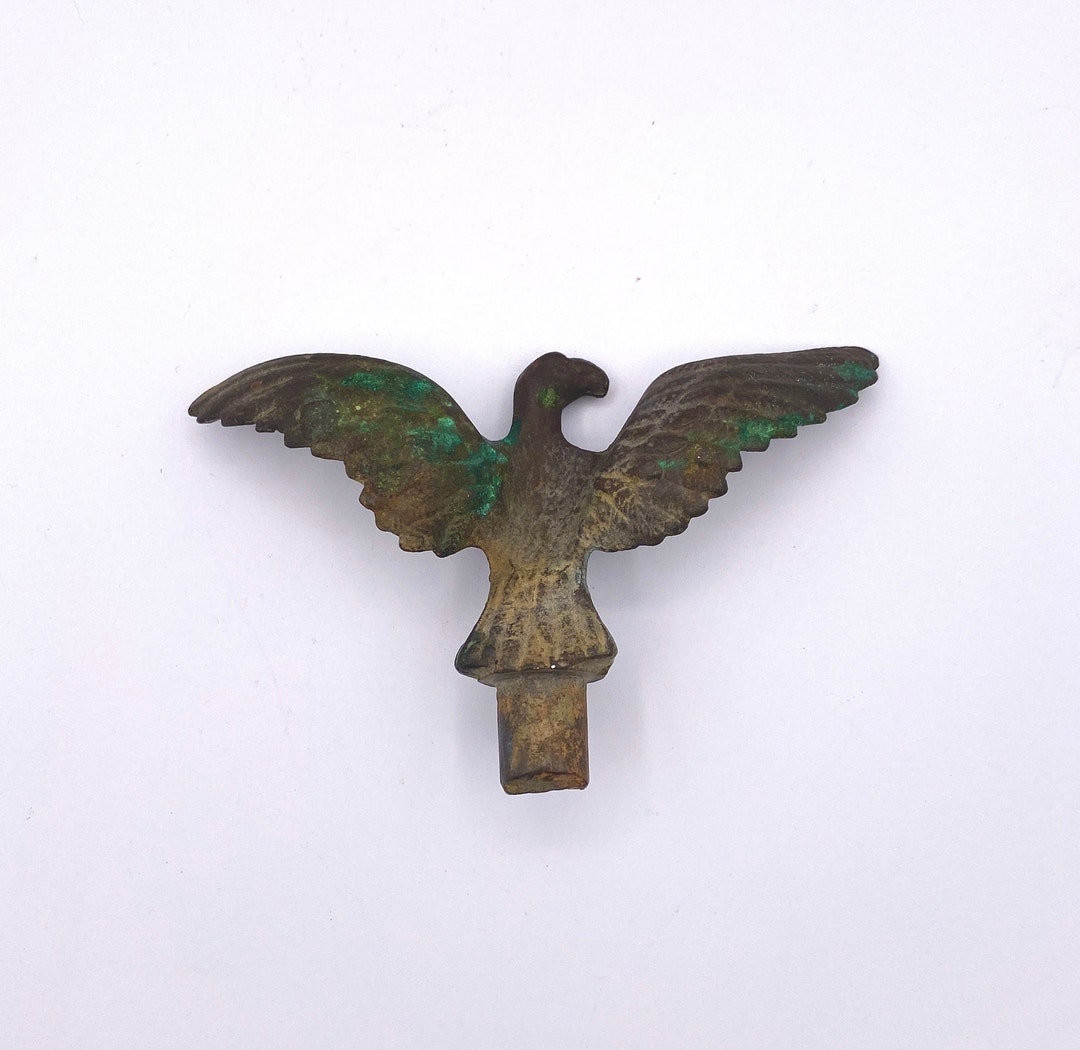 Antique Eagle Flag Finial Americana Emblem Architectural Salvage - Etsy