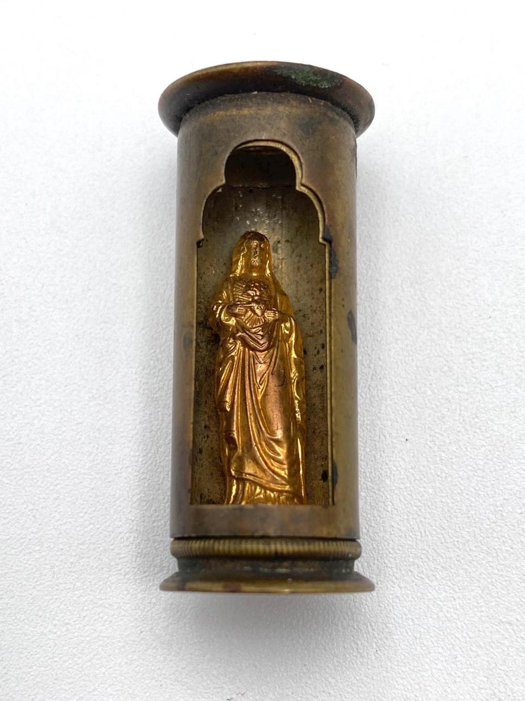 Trench Art Pocket Religious Figure - Etsy