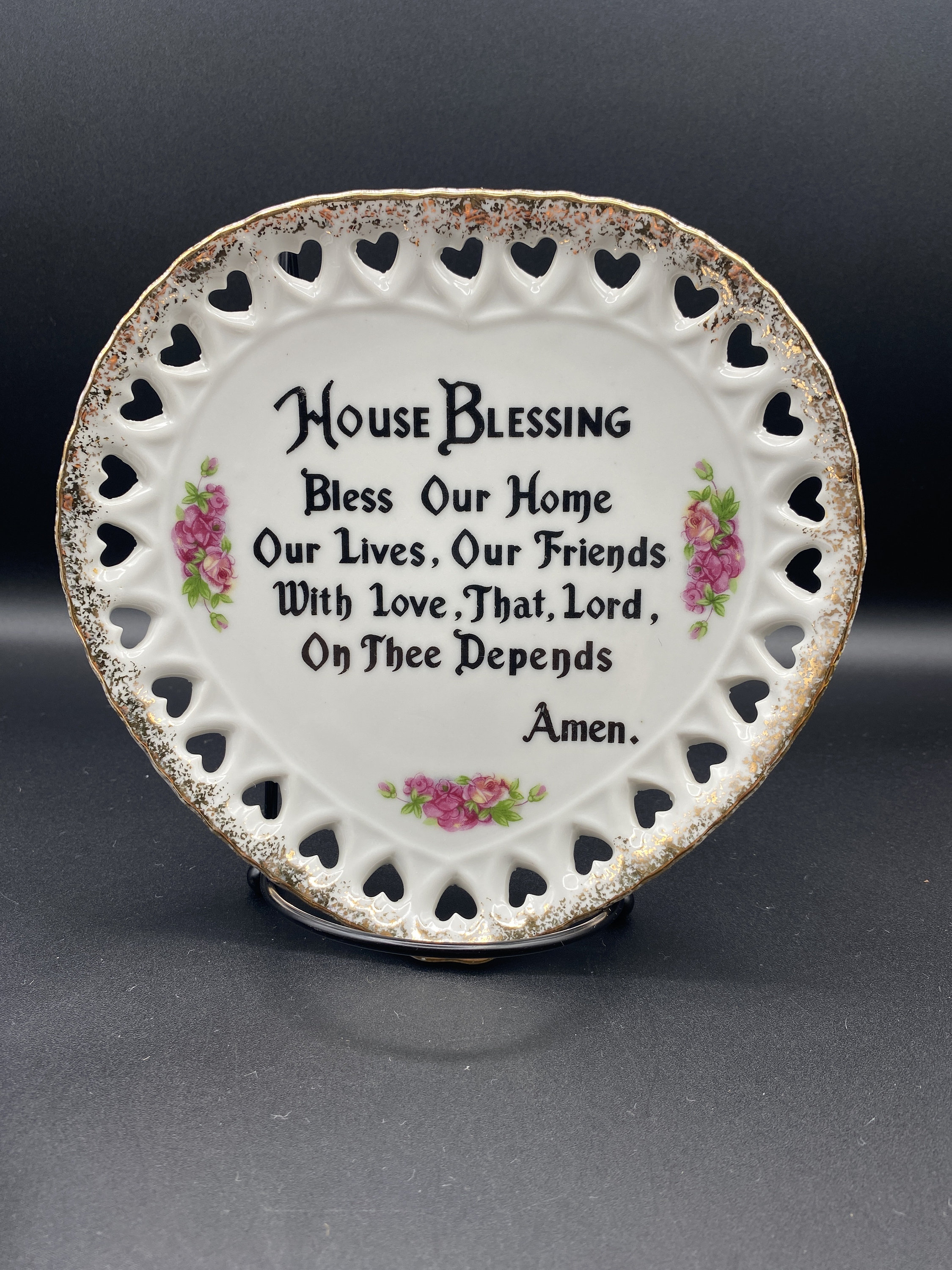 Two House Blessing/god Bless Our Home Decorative Plates - Etsy