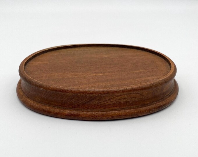 Oval Wooden Display Stand 6”x4.75” Surface, Wood Pedestal - Etsy