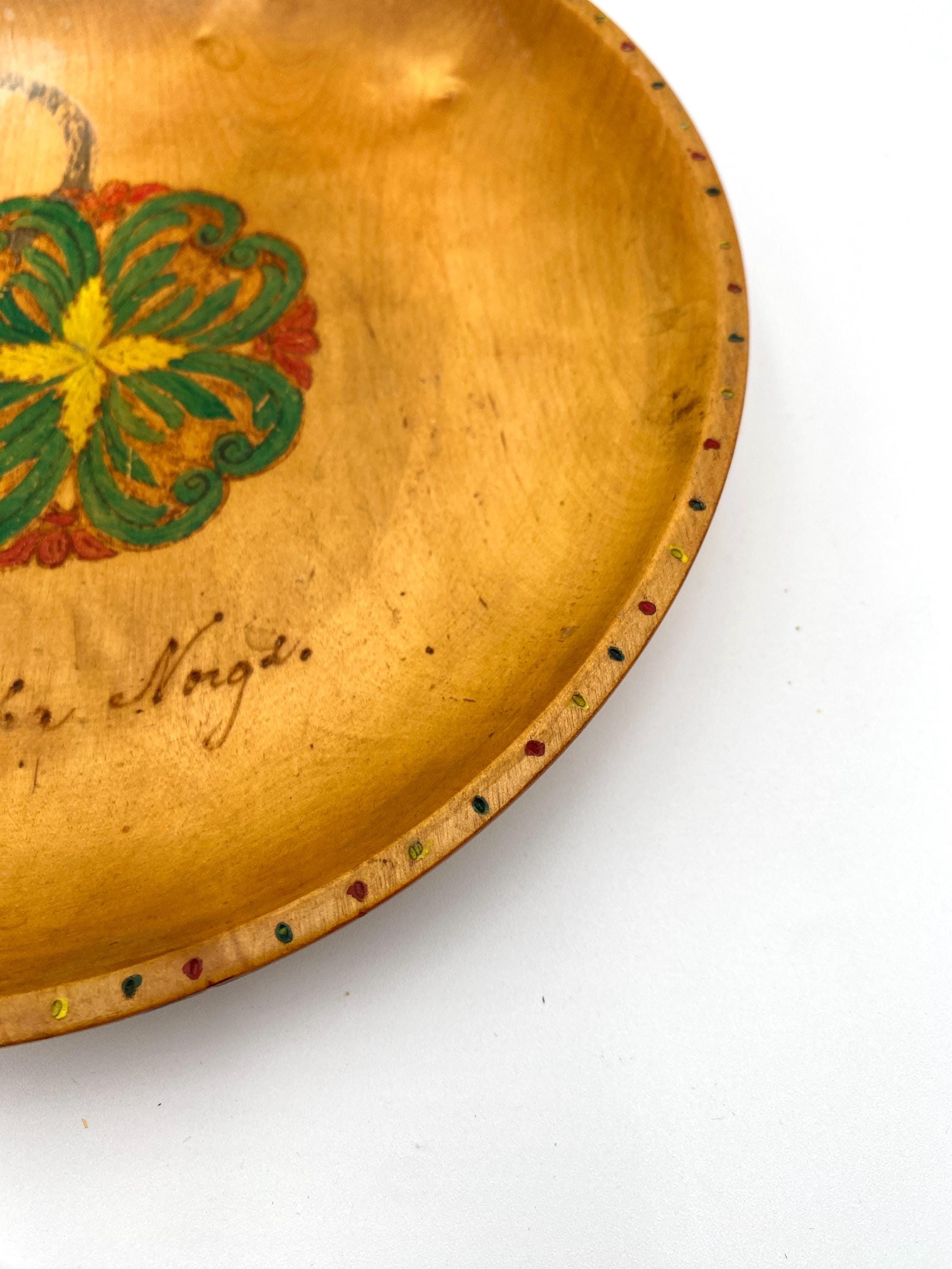 Norwegian Wooden Plate - Etsy