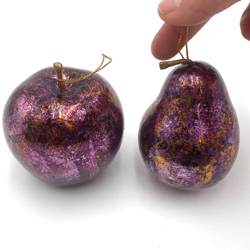 Gold Pear Ornament - Etsy