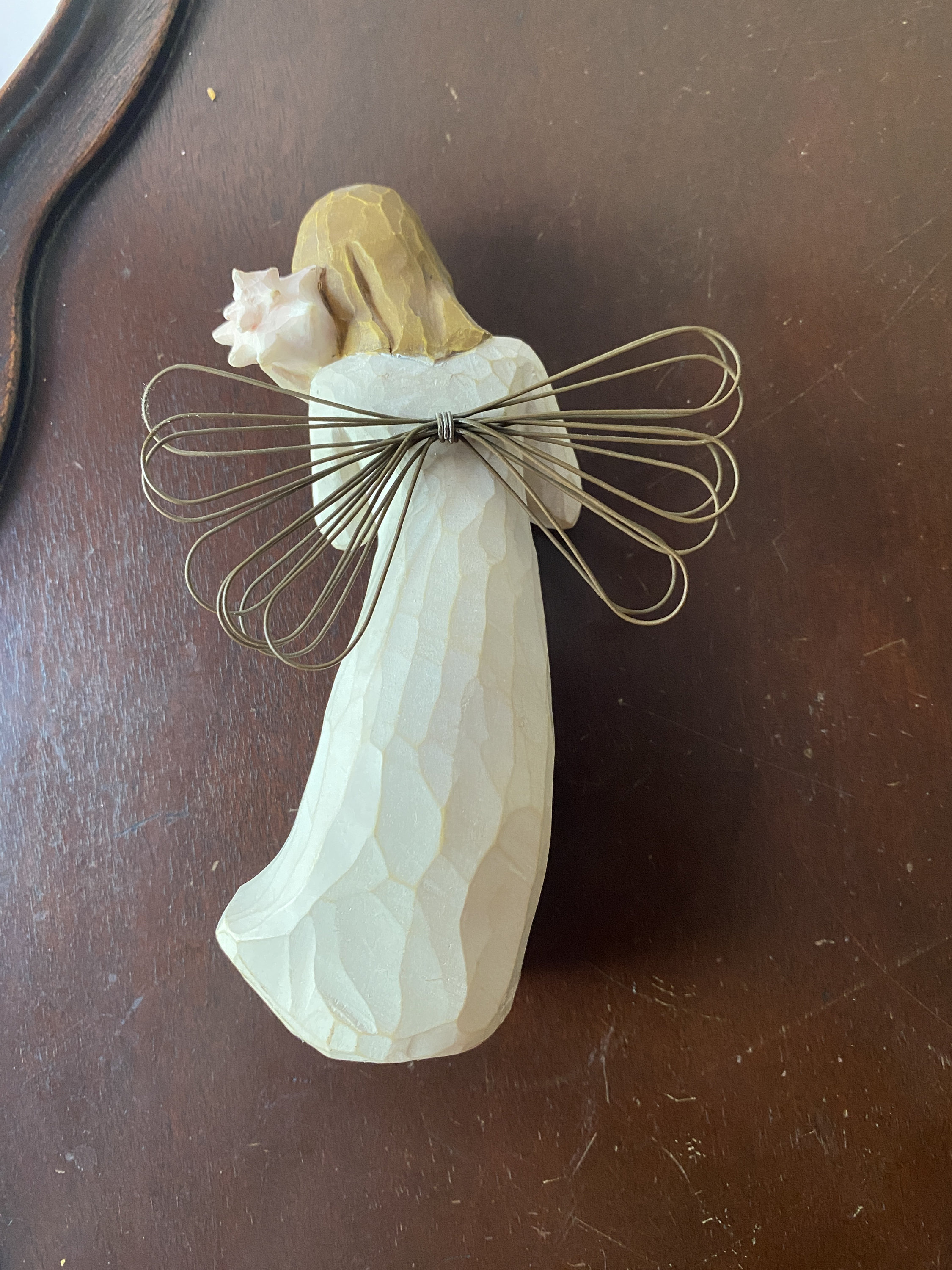 Willow Tree Angel With Conch Seashell thinking of You 2004 Design Sweet ...