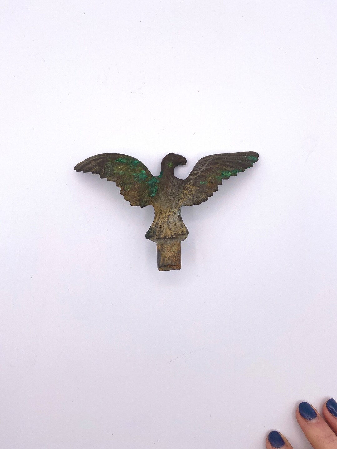 Antique Eagle Flag Finial Americana Emblem - Etsy