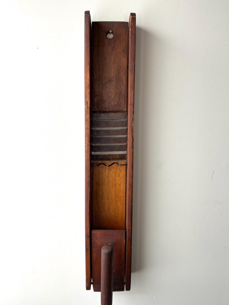 Primitive Wood Antique Mandolin Cabbage or Vegetable 6 Blade Slicer - Etsy