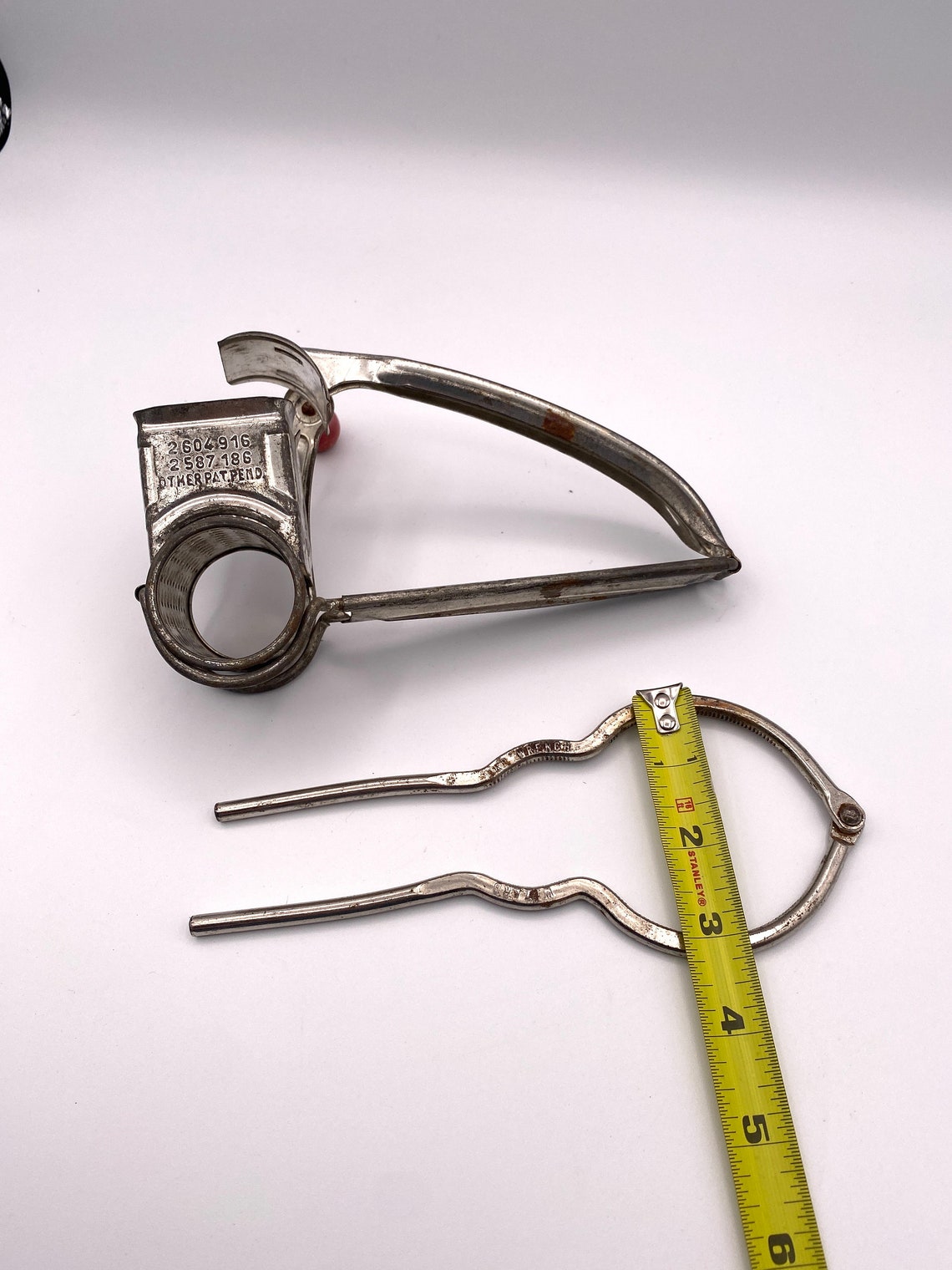 Vintage Red Wood Handled Mouli Cheese Grater and Jar Opener - Etsy