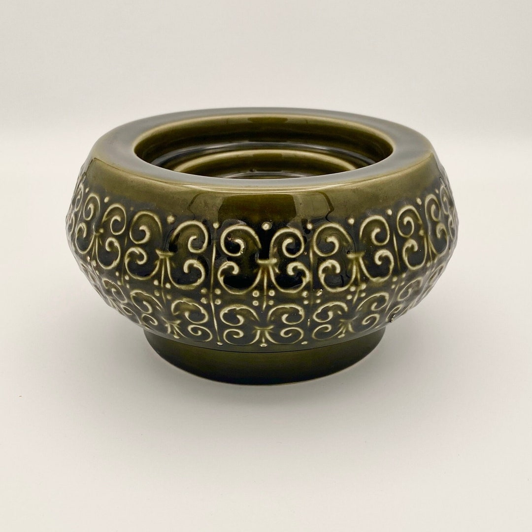 Green Textured MCM Candle Holder for Different Size Candles, Scandi ...