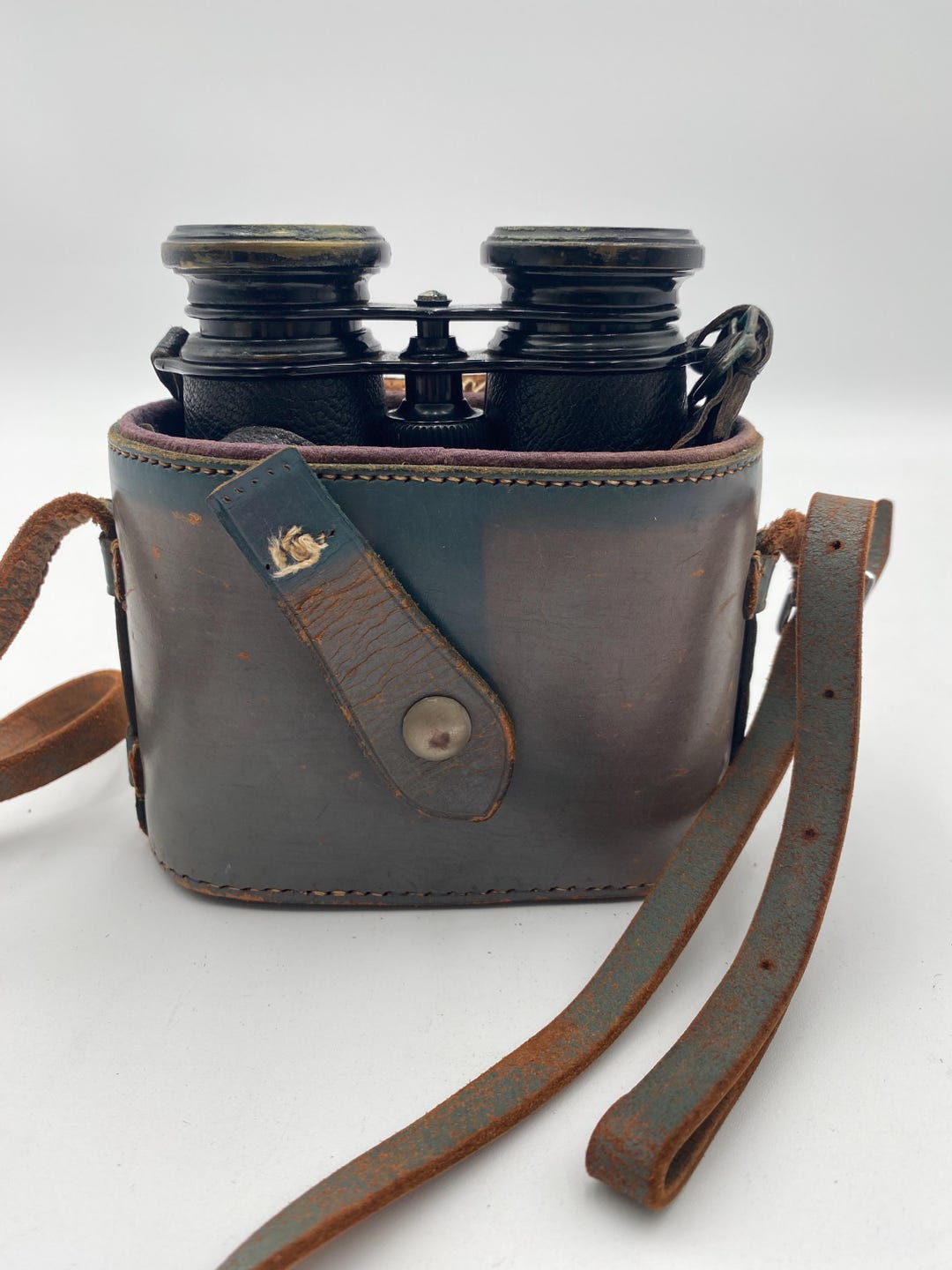 Antique Wilhelm Ludolph Binoculars Bremen Germany Leather Case - Etsy
