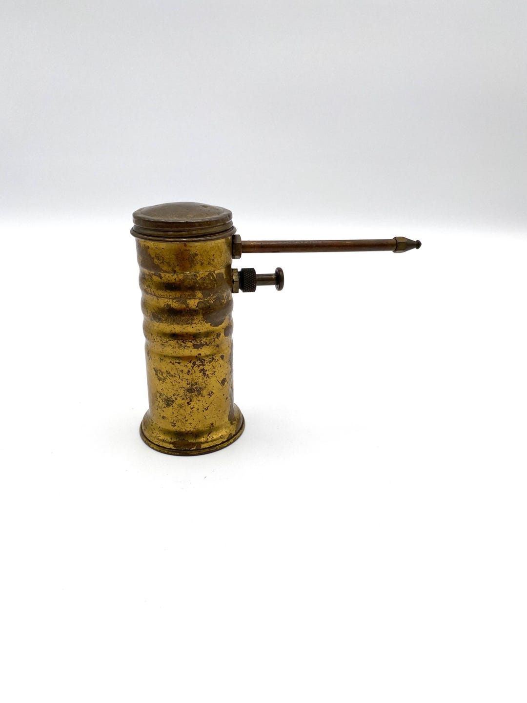 Vintage Eagle Hand Held Brass Pump Oil Can - Etsy