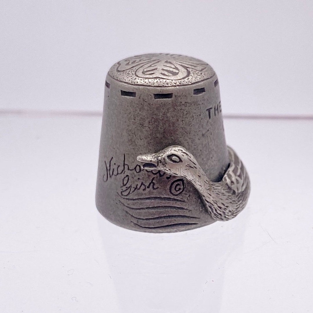 The Goose That Laid the Golden Egg Nicholas Gish Pewter Thimble ...