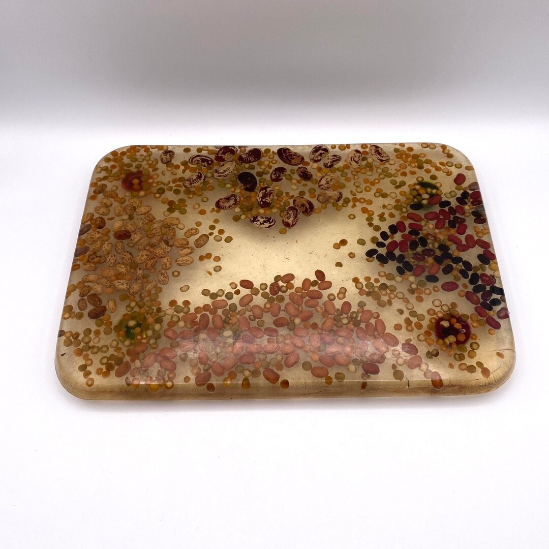 Lucite Bean Trivet for Kitchen Decor Pot Holder, 12.5" L X 8.5" W - Etsy