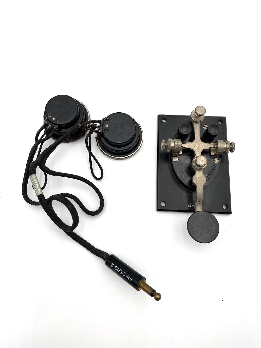 WWII US Military Navy Morse Code Communicator, Ham Radio, Telegraph Key ...