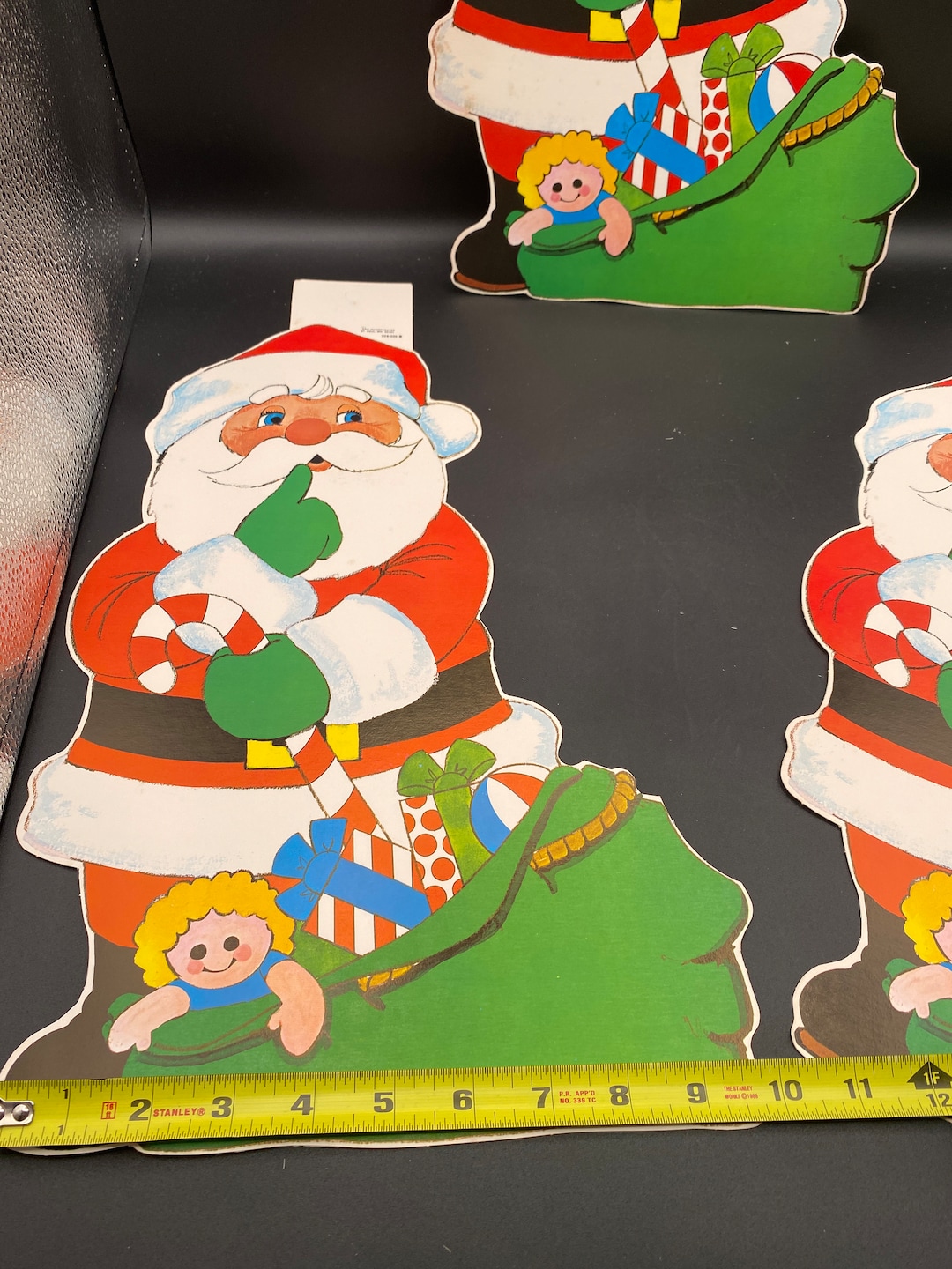 1978 Vintage Christmas Cardboard Cutouts 8 Different Designs by Peck ...