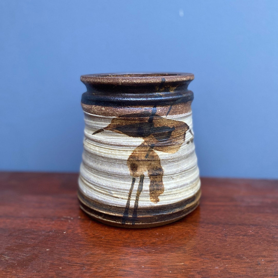 Hummingbird by Jim Reno Early Pottery Planter Piece Stamped With the ...