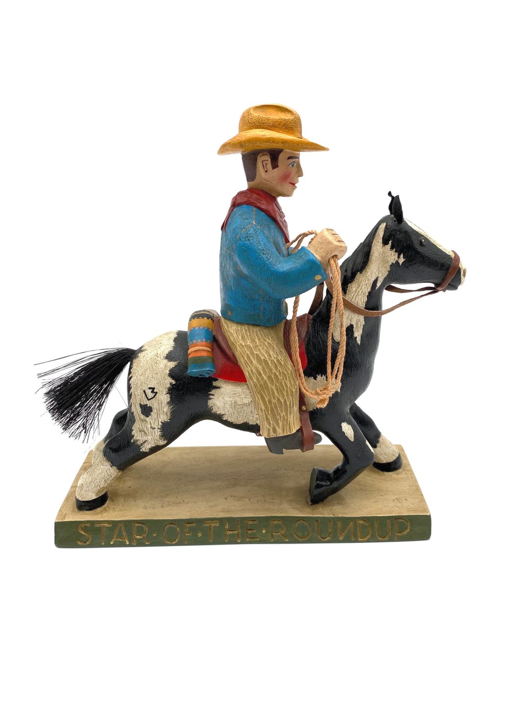 Leo Ward Star of the Roundup Statue, Cowboy and His Horse, #267 of 1500 ...