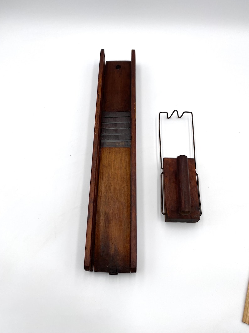 Primitive Wood Antique Mandolin Cabbage or Vegetable 6 Blade Slicer - Etsy