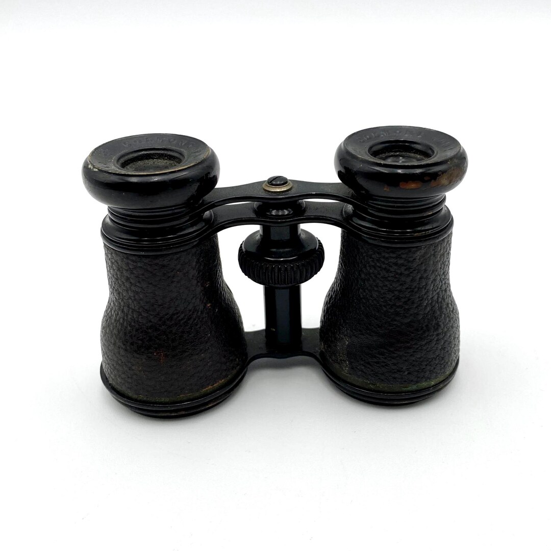 Antique Lemair Paris Opera Glasses Leather Wrapped Binoculars - Etsy