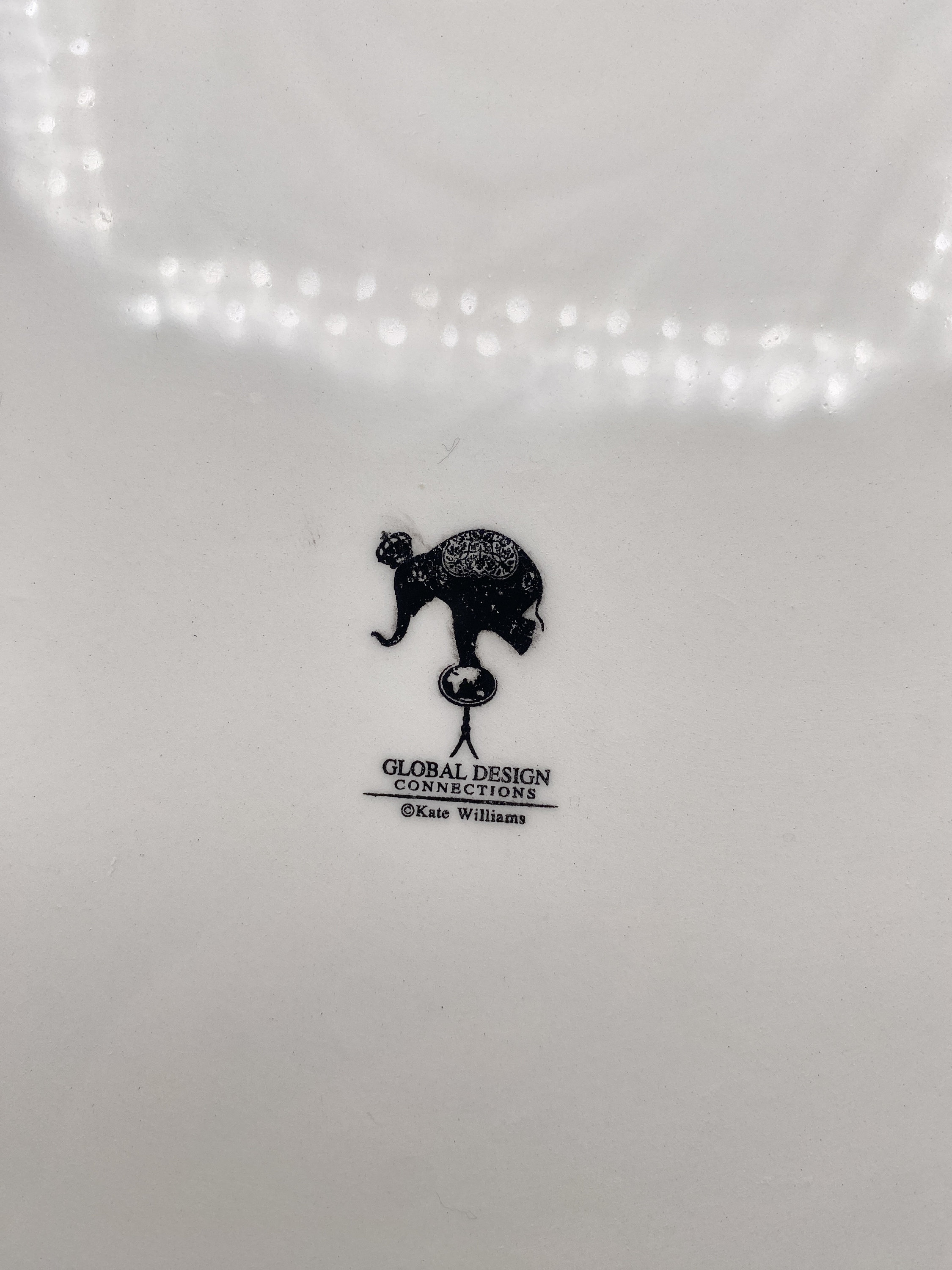 Kate Williams Design Shamrock Large Serving Bowl or Centerpiece Bowl - Etsy