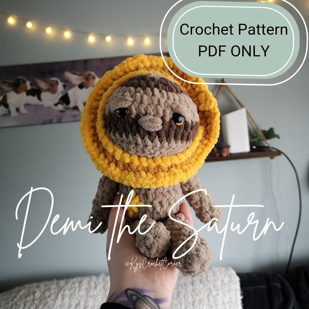 Demi the Saturn; Starchild PDF ONLY Crochet Pattern - Etsy