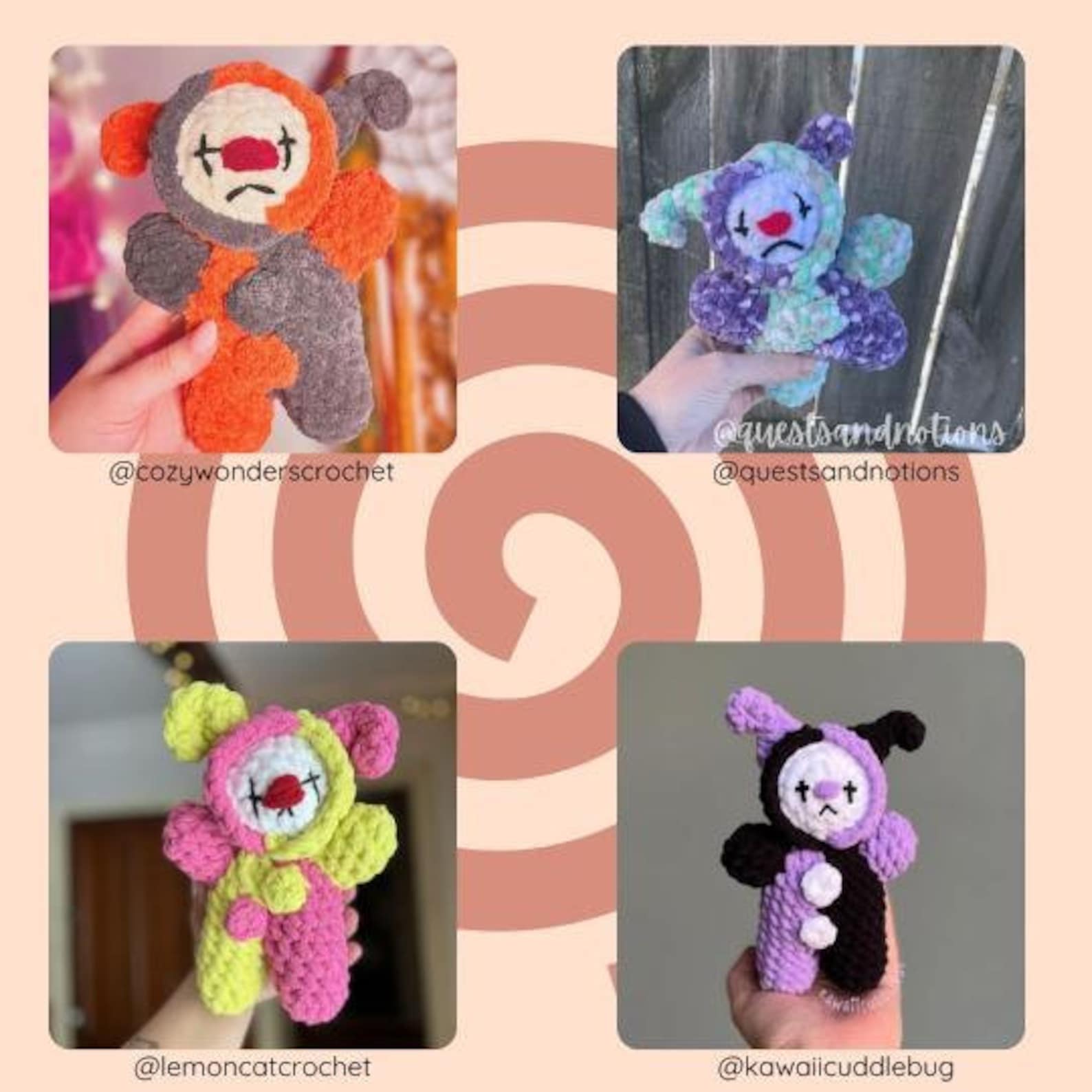 Tinkle the Clown Crochet Pattern PDF Only - Etsy