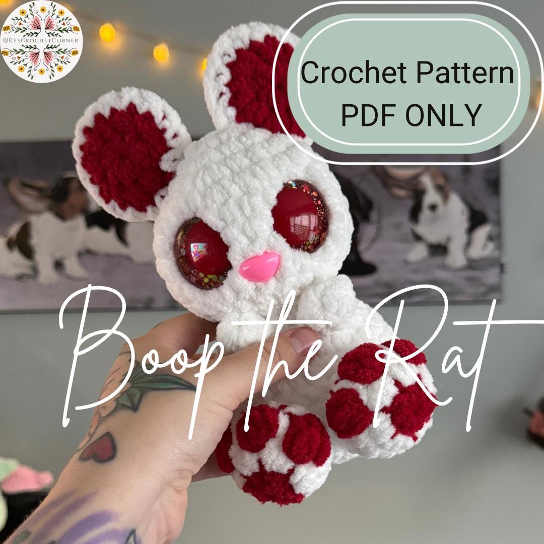 Boop the Rat Crochet Pattern PDF ONLY - Etsy