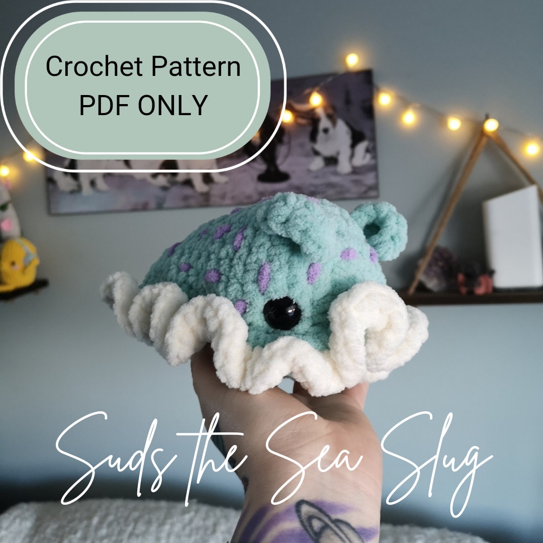 Suds the Sea Slug Crochet Pattern PDF ONLY - Etsy