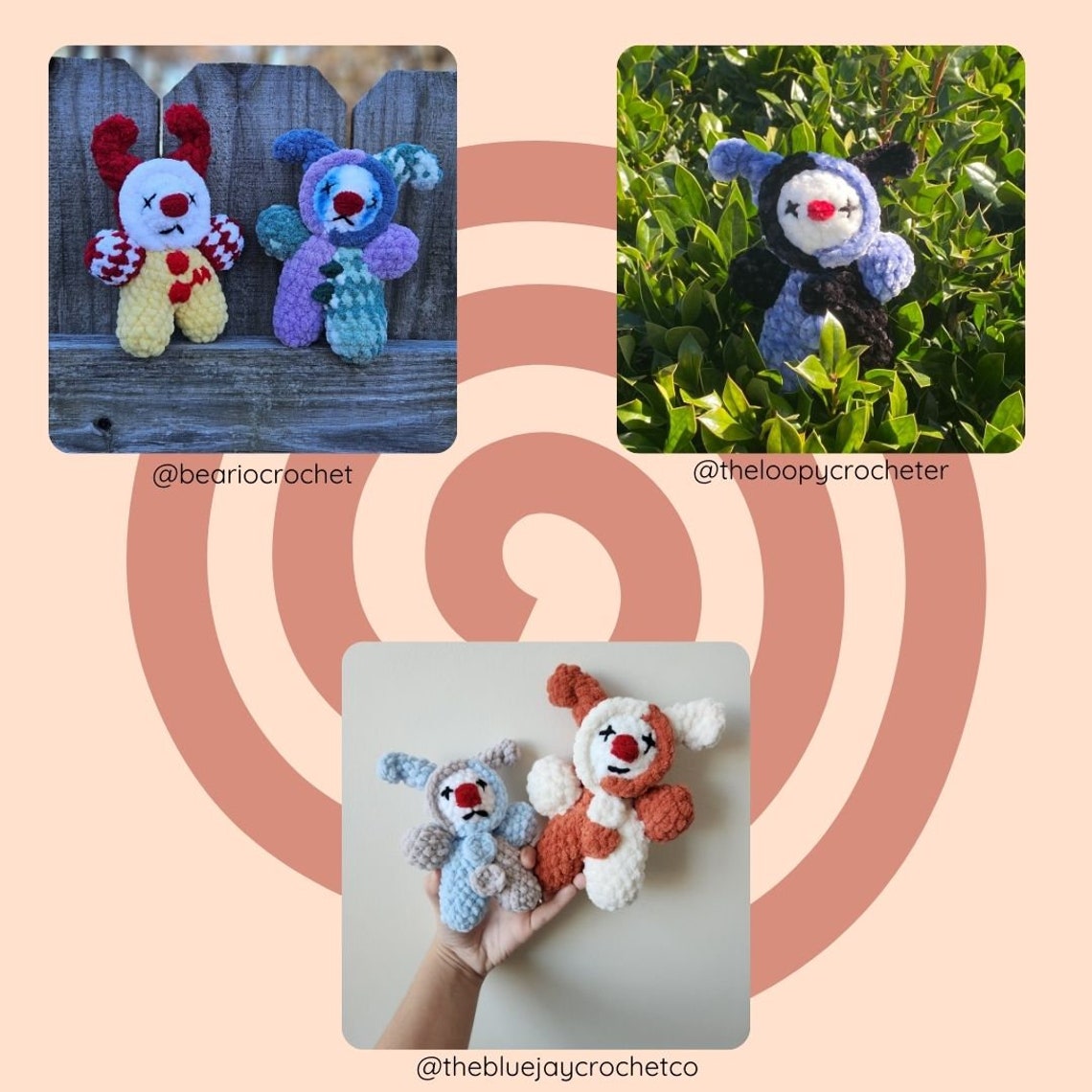 Tinkle the Clown Crochet Pattern PDF Only - Etsy