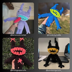 Ink Monster Crochet Pattern PDF Only - Etsy