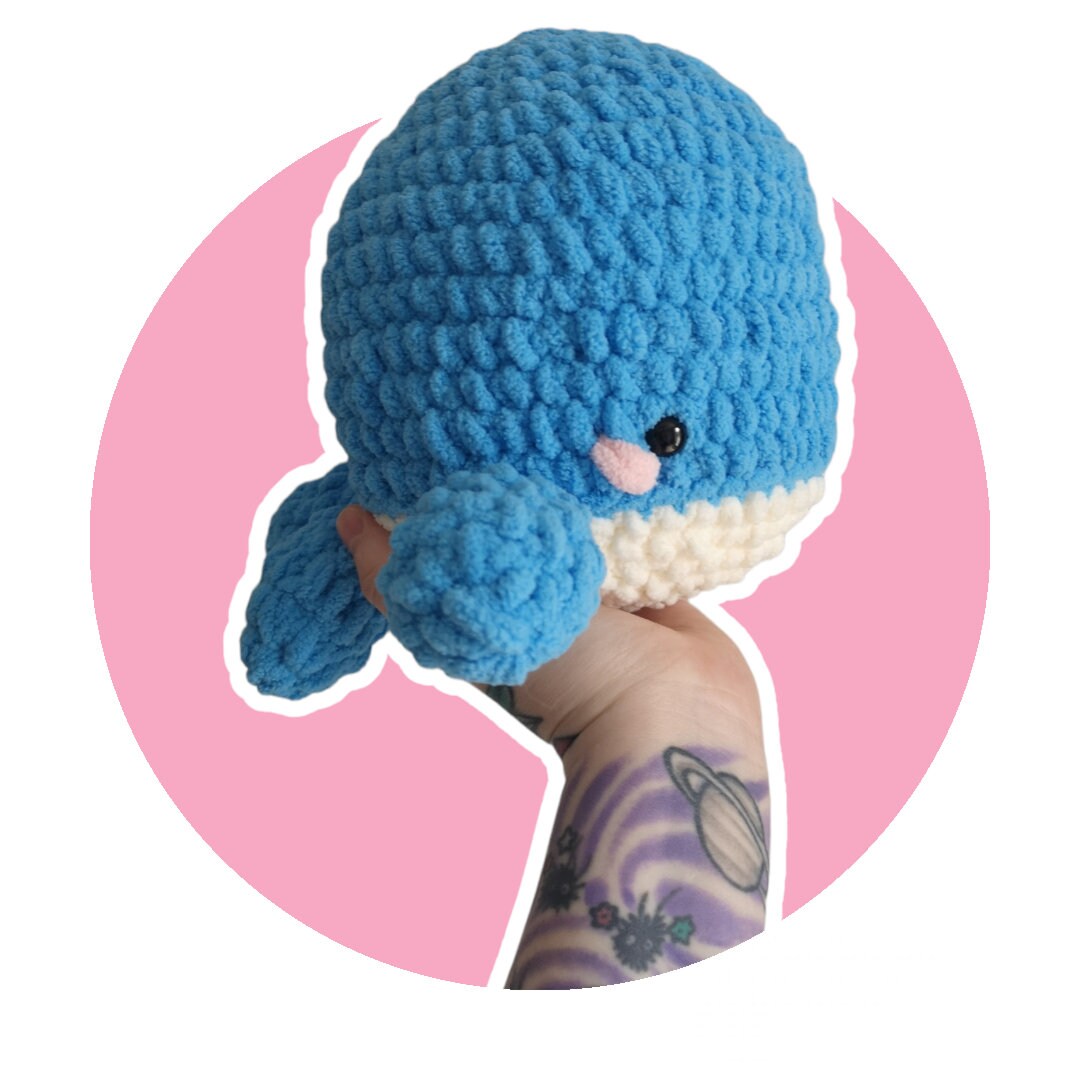 Hank the Crochet Chubby Whale - Etsy