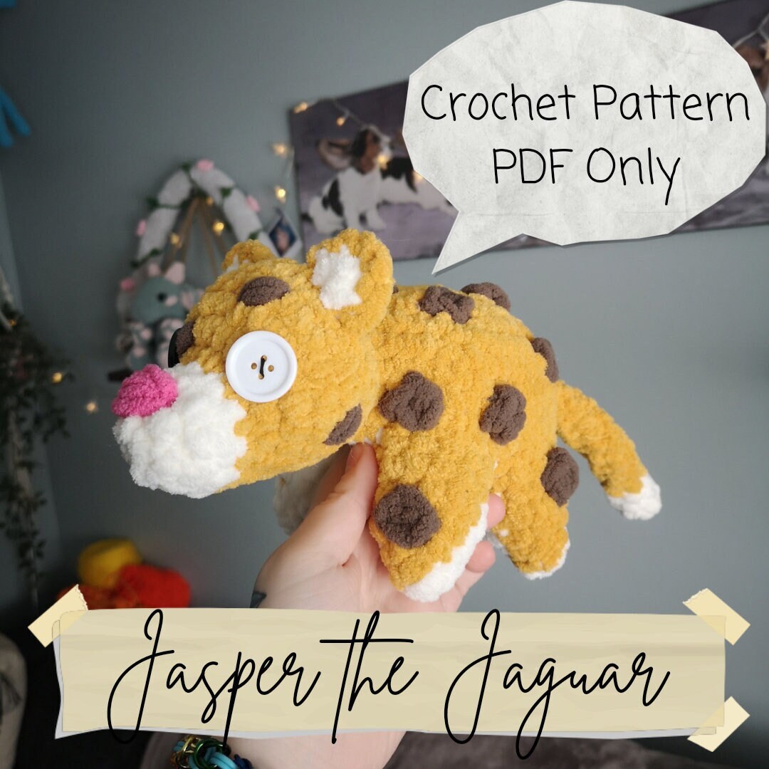Jasper the Jaguar Encanto Inspired Crochet Pattern PDF ONLY - Etsy