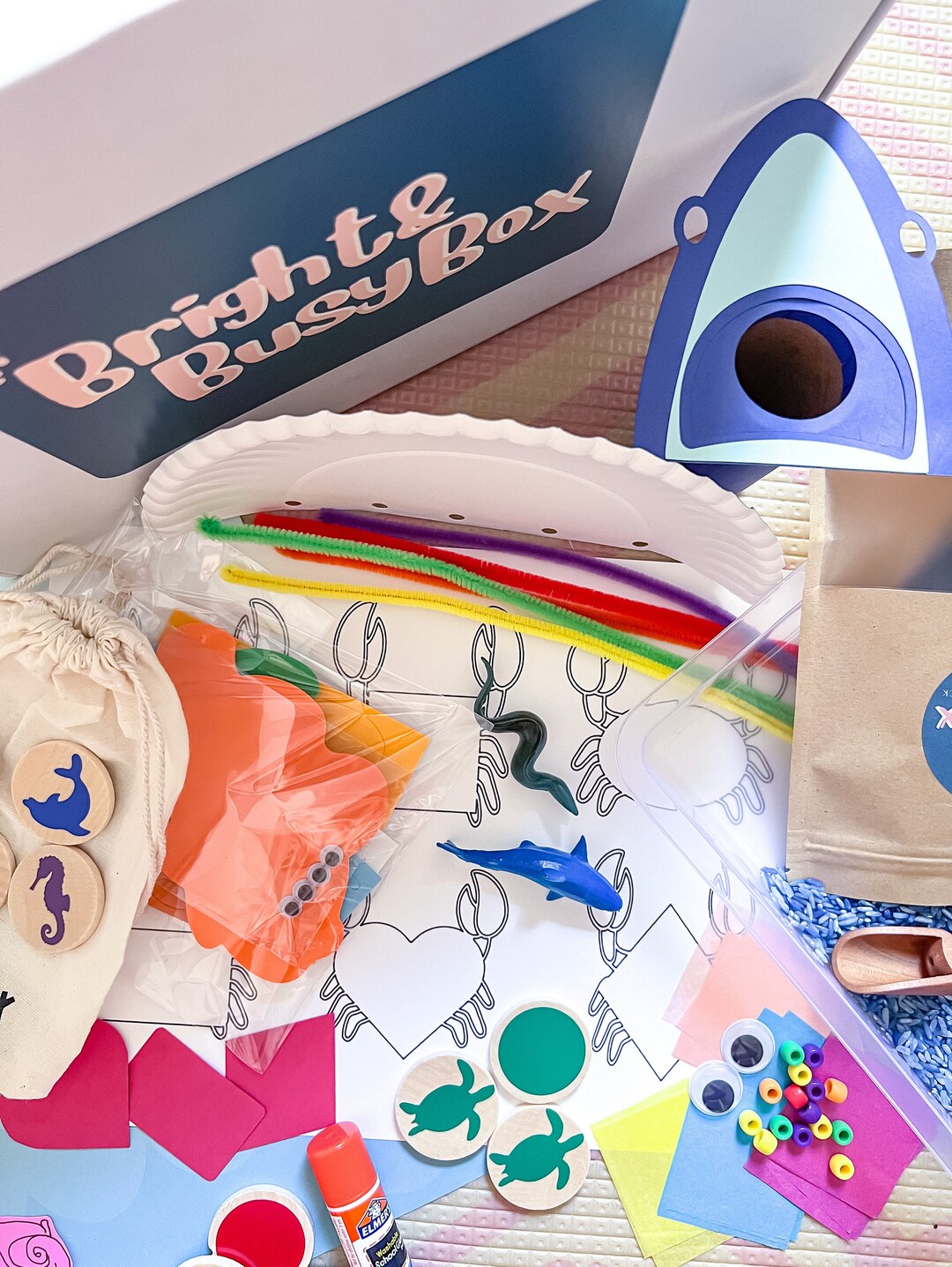 Ocean Activity Box for Toddlers, Sensory Play Box for Toddlers ...