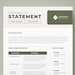 Capability Statement Template: Corporate Business Design (A4 & US ...