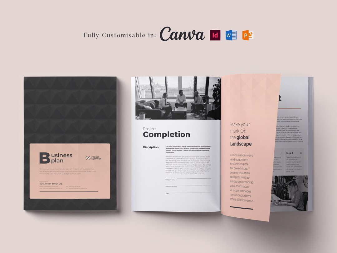 Business Plan Template | MS Word Template | Business Profile | Small ...