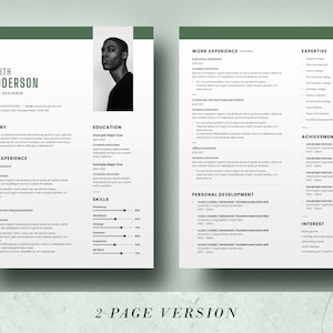 ATS Resume Template: Professional CV Design for Word, Indesign, Canva ...