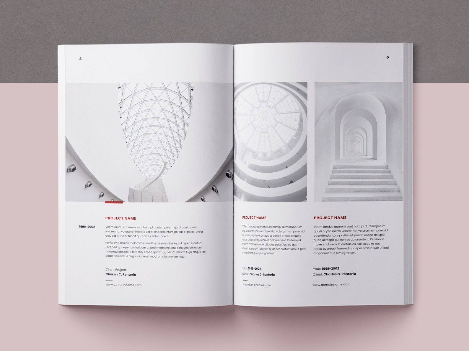 Portfolio Template, MS Word Template, Indesign Template, Brochure ...