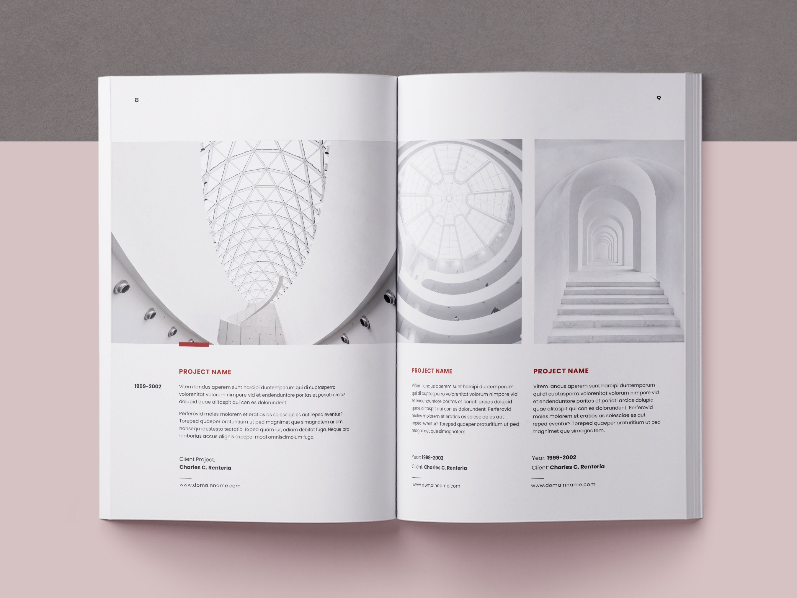 Portfolio Template, MS Word Template, Indesign Template, Brochure ...