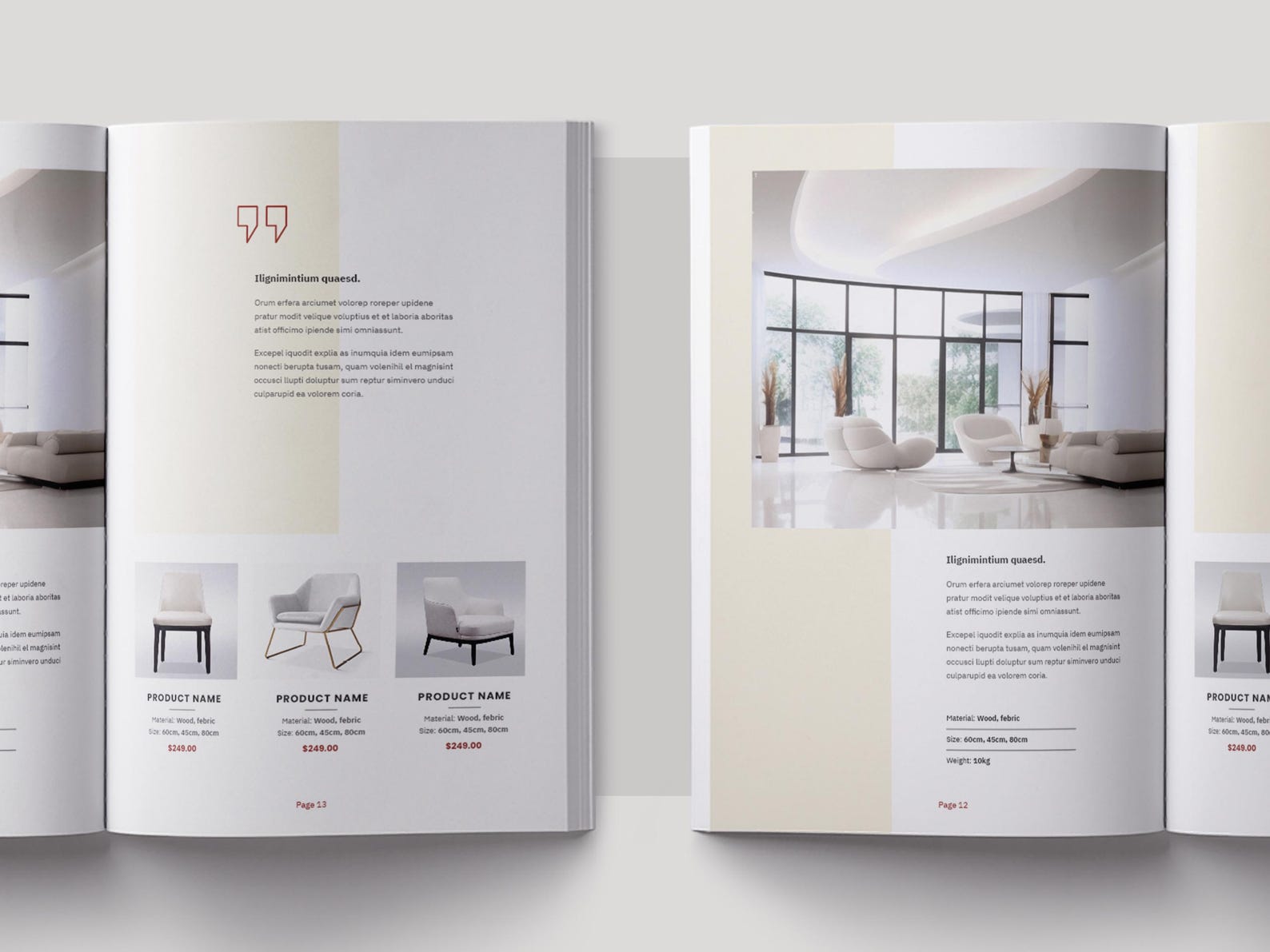 Product Catalog Template: Pricing Guide, Line Sheet (canva, Word) - Etsy