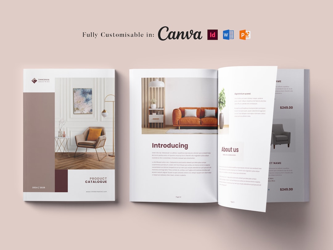 Product Pricing Guide, Product Catalog Template, Catalog Ebook, Canva ...