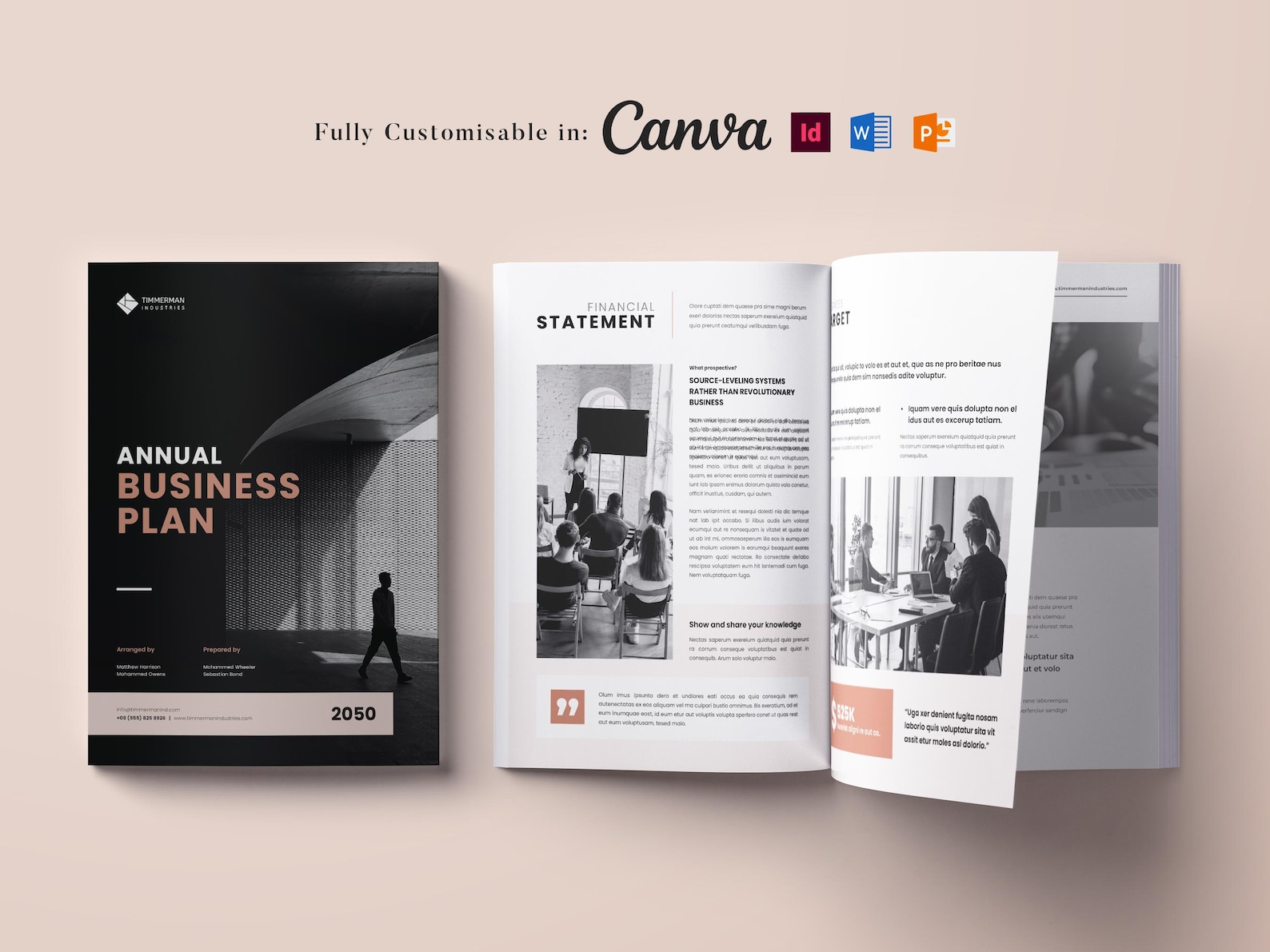 Business Plan Template | MS Word Template | Business Profile | Small ...