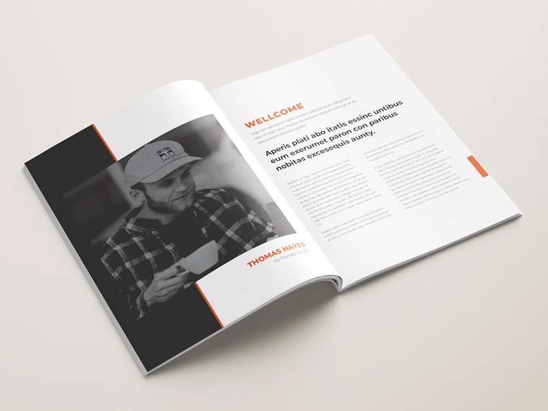 Company Profile Template, Business Brochure Design, Corporate Handbook ...