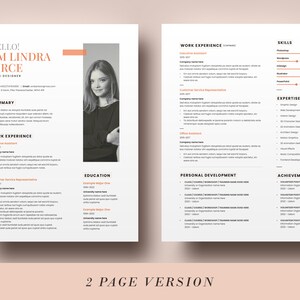 Professional Resume Template Bundle: Modern CV, ATS Compatible ...