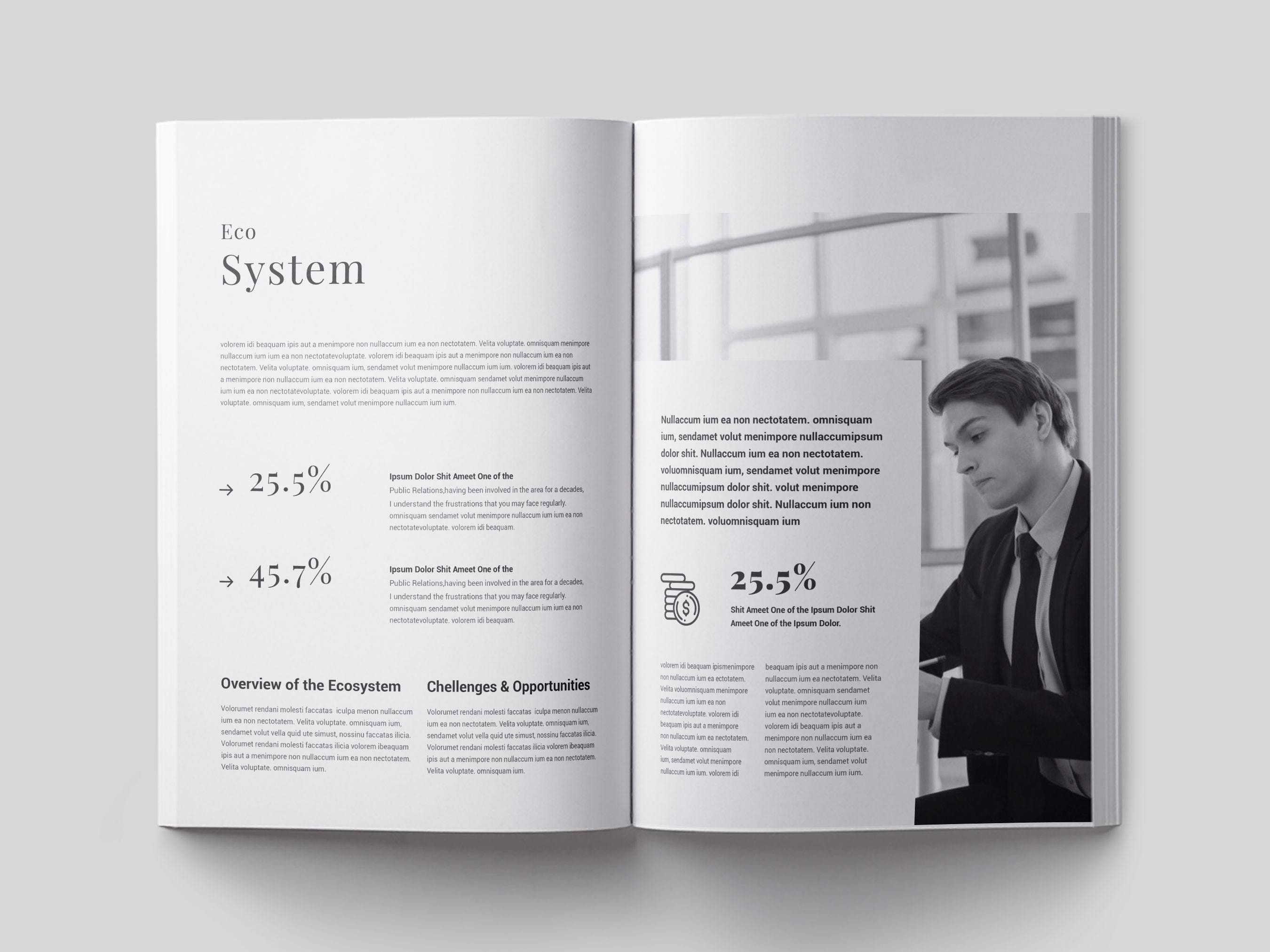 Printable Whitepaper Template, Business Whitepaper Format, Canva, Word ...