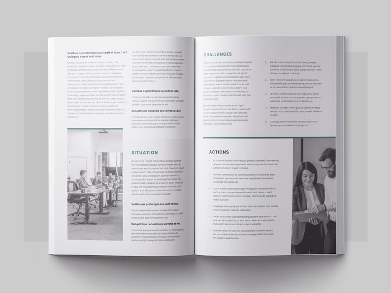 16 Pages Case Study Template Canva Template MS Word - Etsy Australia