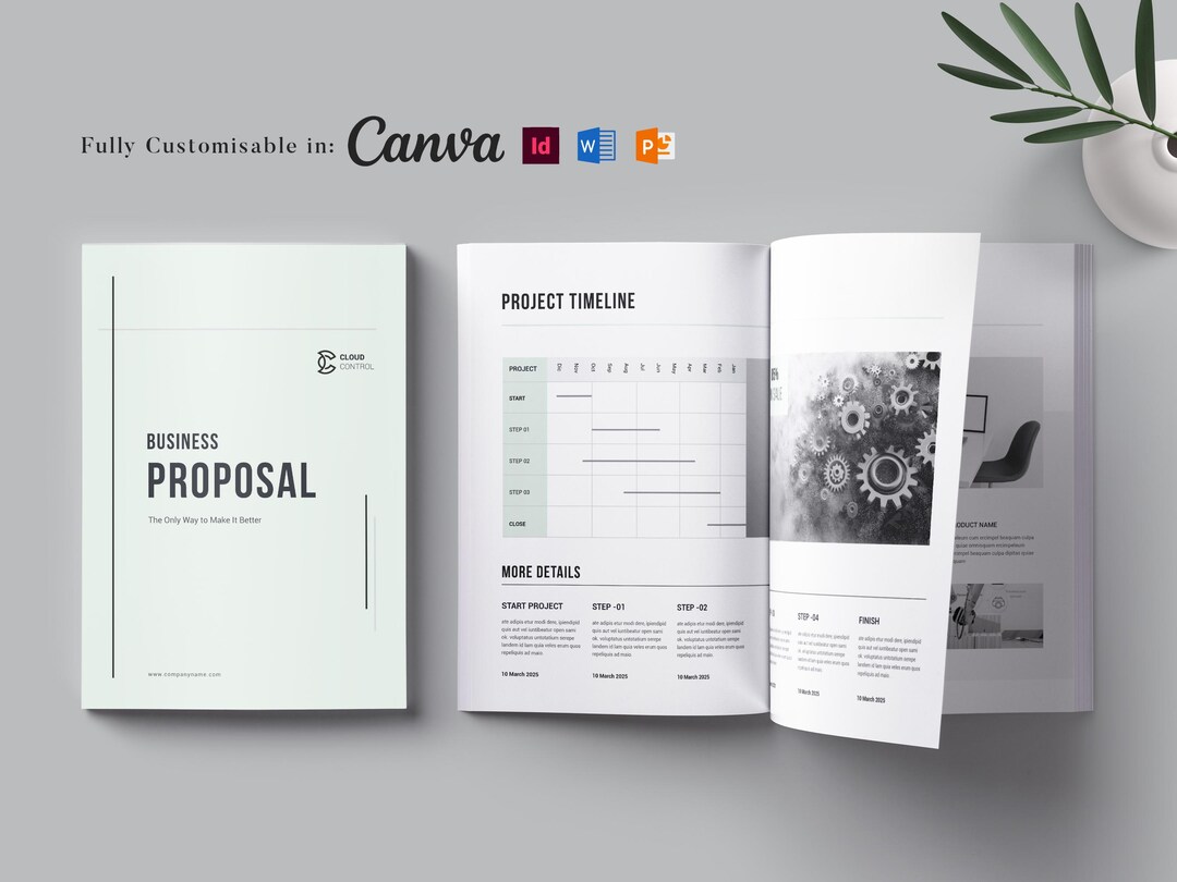 Business Proposal | MS Word Template | Marketing Proposal | Client Proposal | Canva Proposal ...