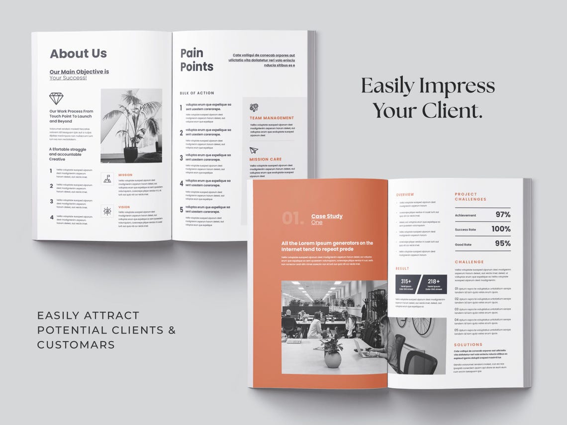Case Study Template, Canva Case Study, Marketing Brochure, Data Sheet ...