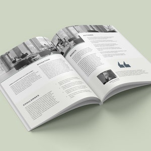 16-page Case Study Template: Business Report, MS Word, Canva ...
