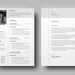 Minimalist Executive Resume, Resume Template, Professional Resume, CV ...