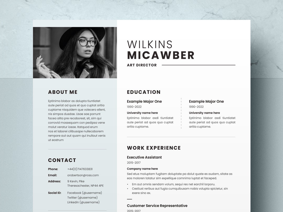 Modèle de CV, CV ATS, CV moderne professionnel, modèle de CV, modèle de ...