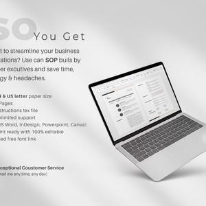 SOP Template: Business Standard Operating Procedure (A4 & US Letter) - Etsy